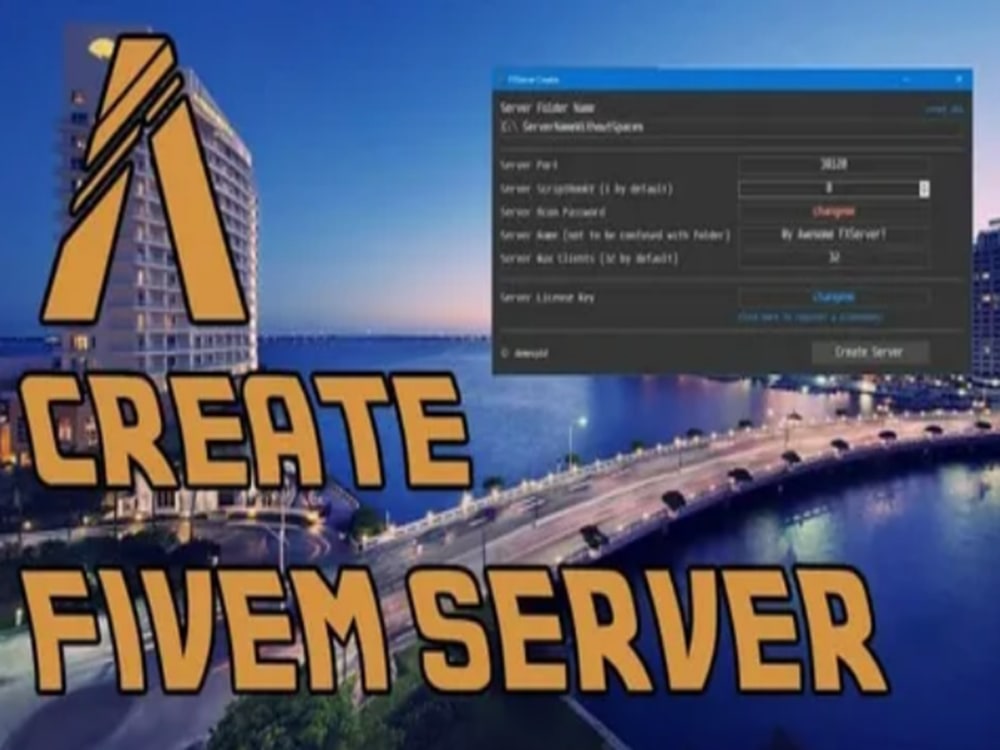 Make custom fivem game server and fivem characters for you | Upwork