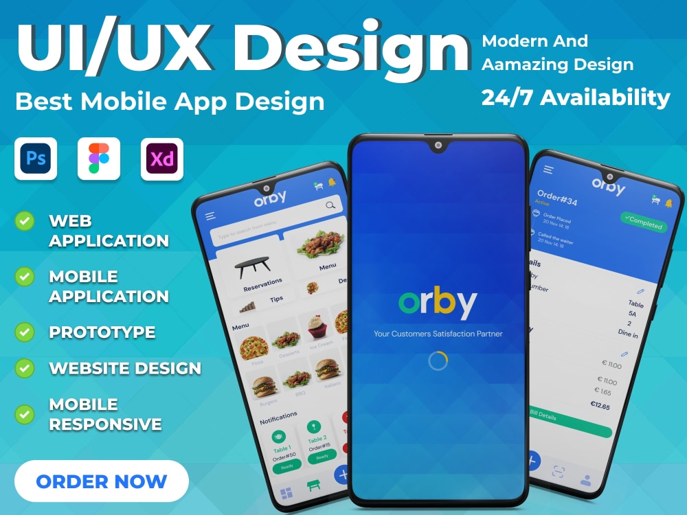 A custom UI & UX Design for Your Mobile App | UI/UX Expert Designer | Upwork