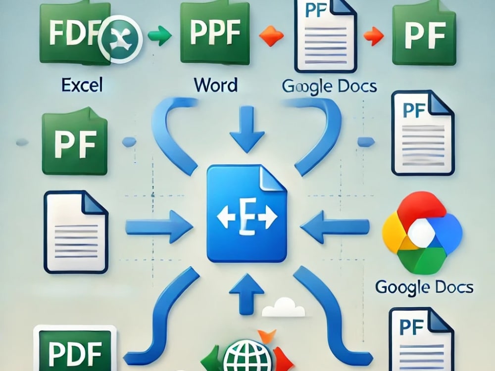 Conversion of PDFs to Microsoft Excel, Word, Google Docs, and Google Sheets | Upwork