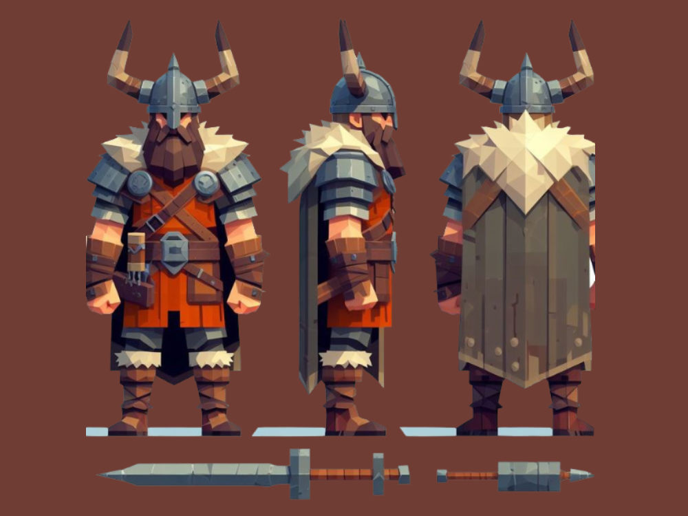 3d character lowpoly retro game asset for ps1 and n64 games | Upwork