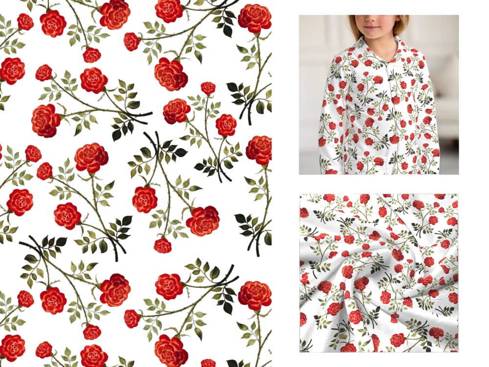 Watercolor Hand drawn Seamless pattern | Upwork