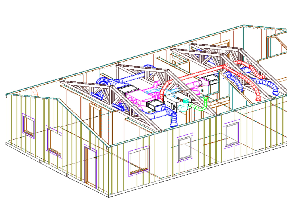 Residential HVAC layout based on ASHRAE standards | Upwork
