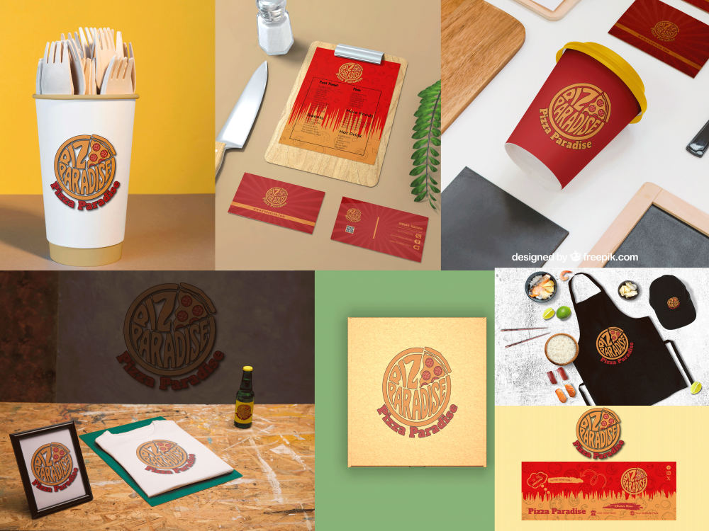 An restaurant branding design, restaurant logo, menu card, business ...