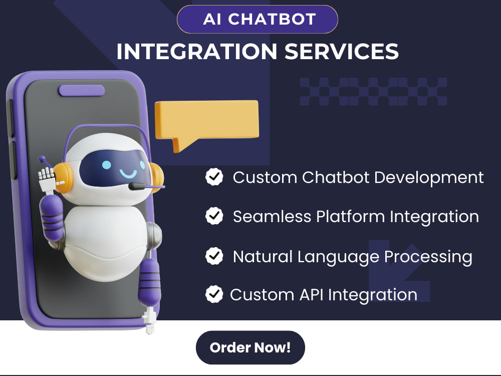 Custom Chatbot development, Seamless Platform integration, API ...