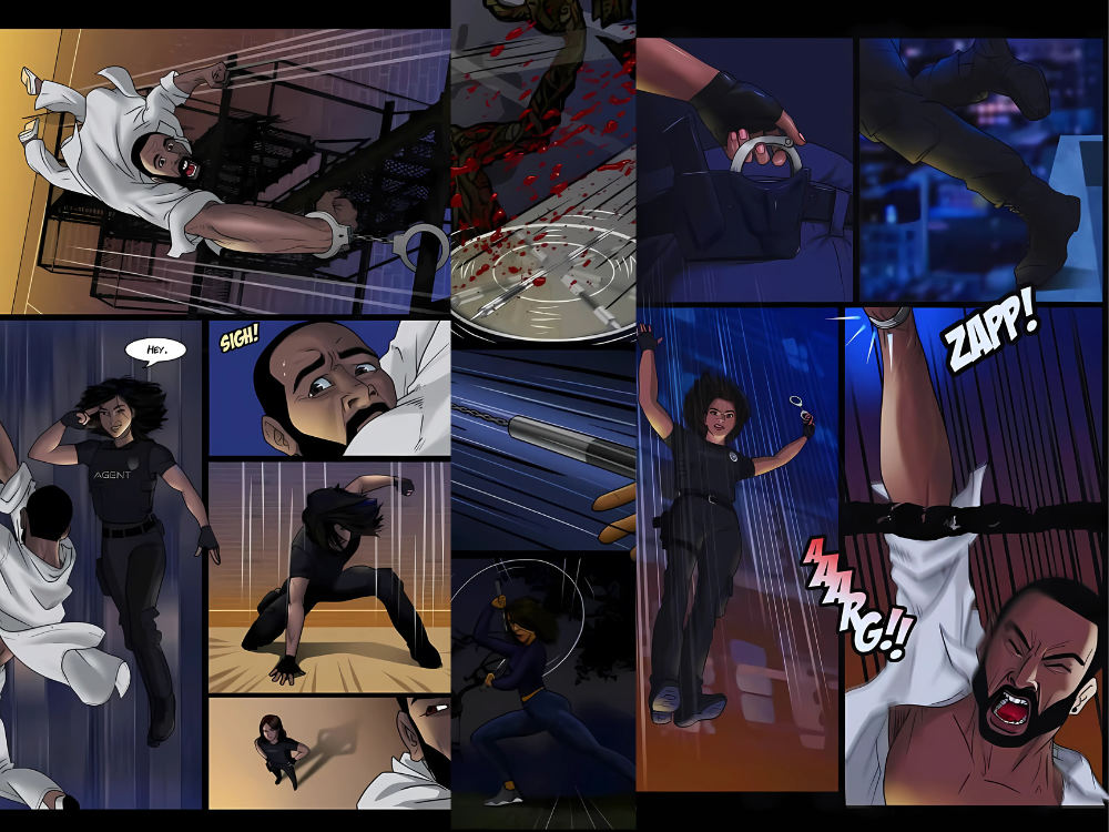 Custom comic page, graphic novel, webtoon comic, comic book , comic ...