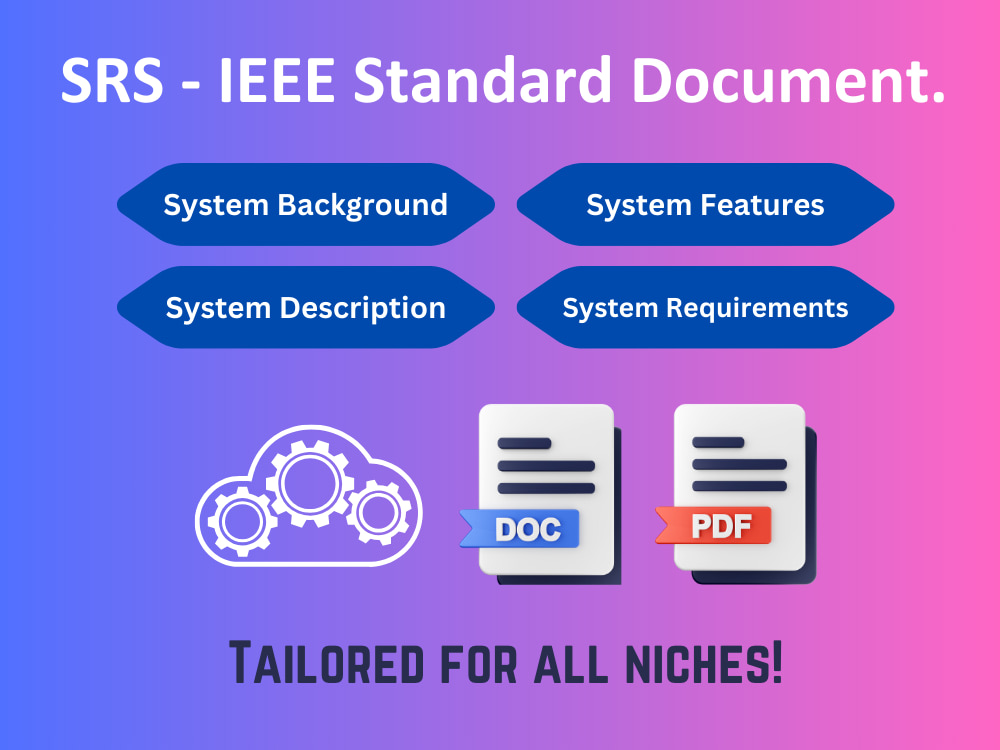 A Professional IEEE-Standard SRS Document with Clear Technical Requirements | Upwork