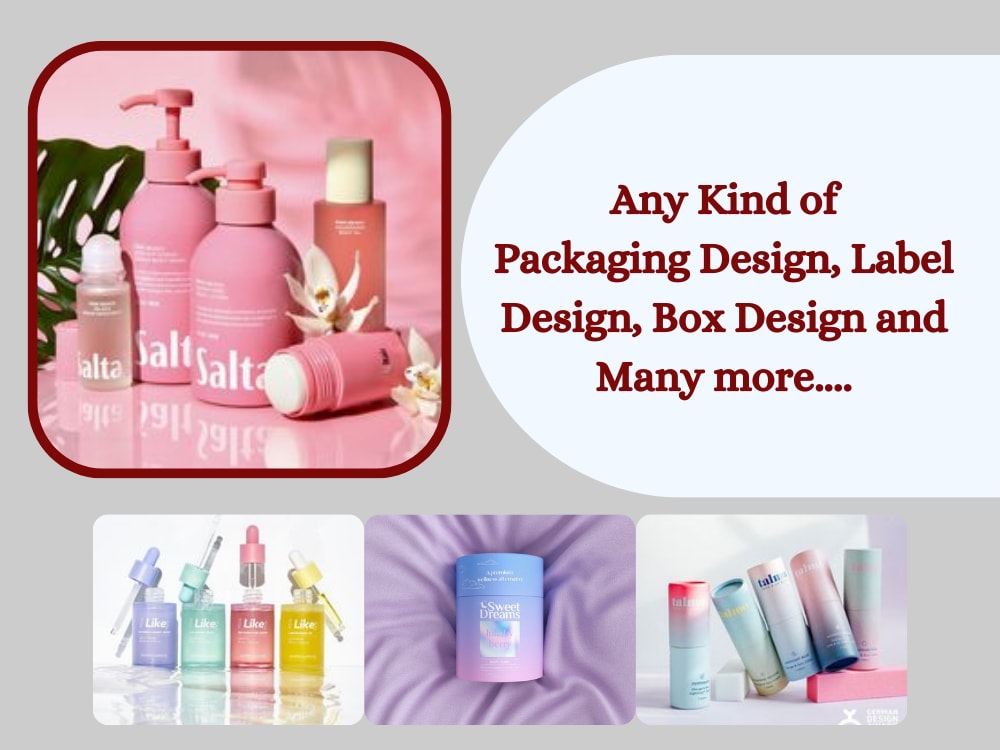 Attractive Packaging Design, Label Design, Box Design for your products ...