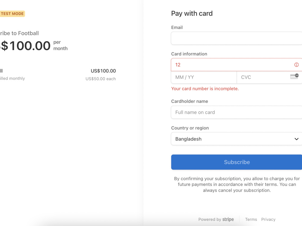 A spring boot app with stripe payment integration | Upwork A spring boot app with stripe payment integration | Upwork