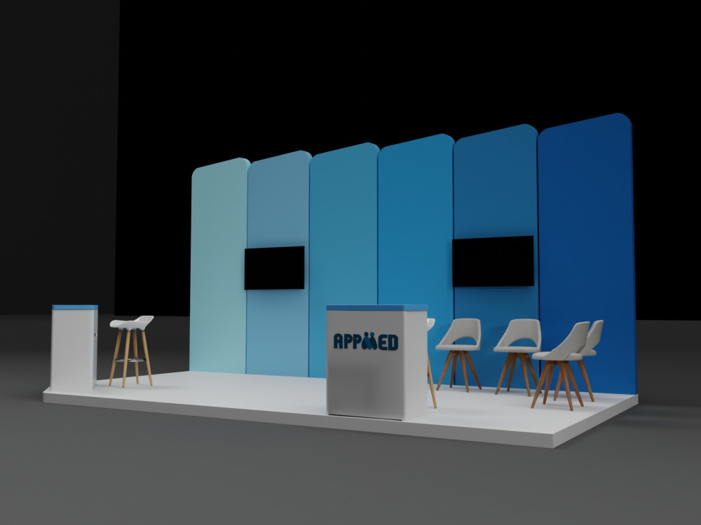 A 3D Booth Design, with Technical Drawings | Upwork