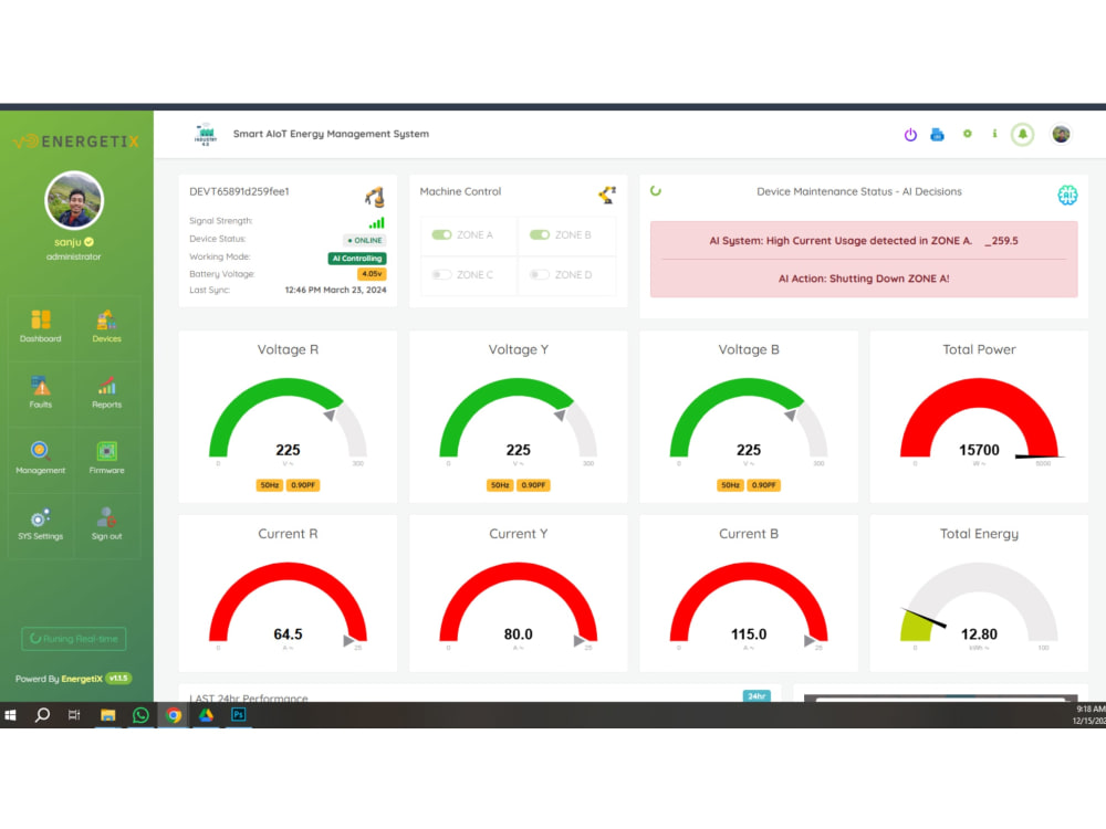 Realtime Dashboard for ESP32, Nodemcu | Upwork
