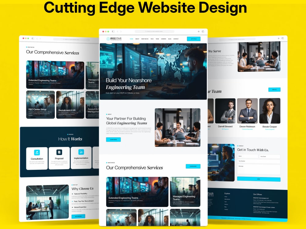 Get a custom cutting edge website design UI/ UX | figma designer | redesign | Upwork