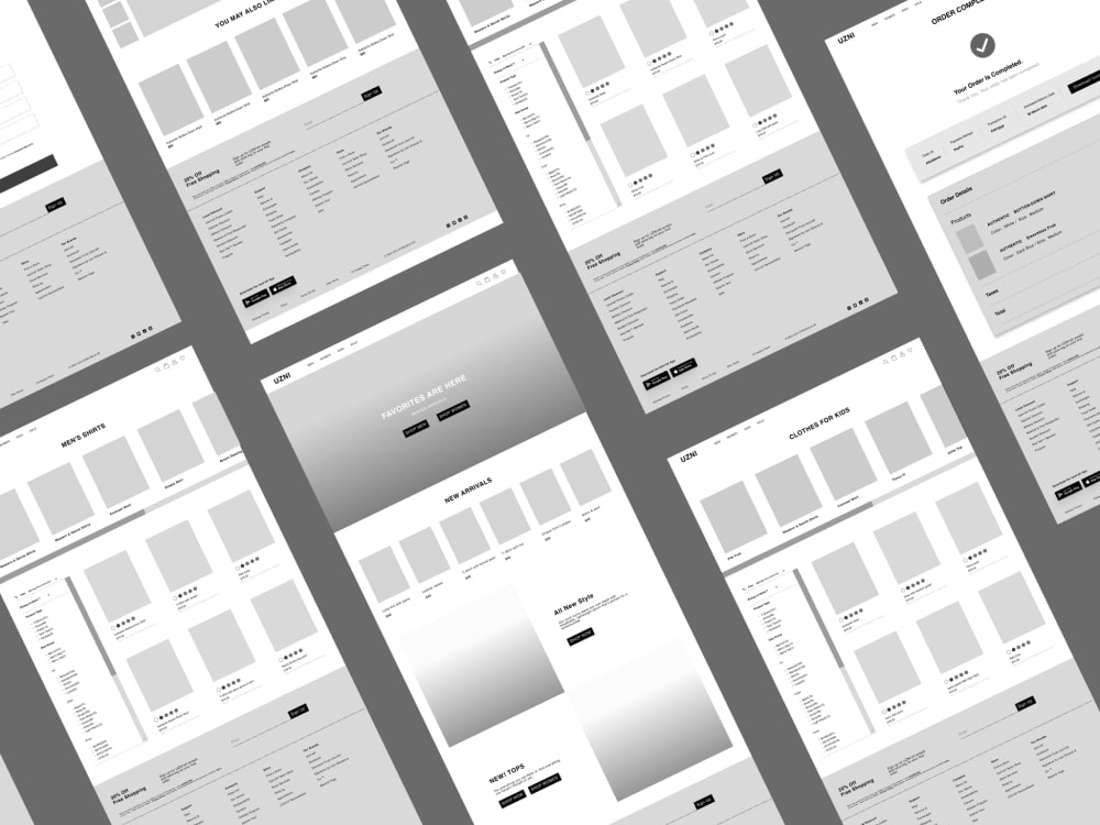 UI UX Wireframe Design for Mobile App & Website with Figma, Prototype | Upwork