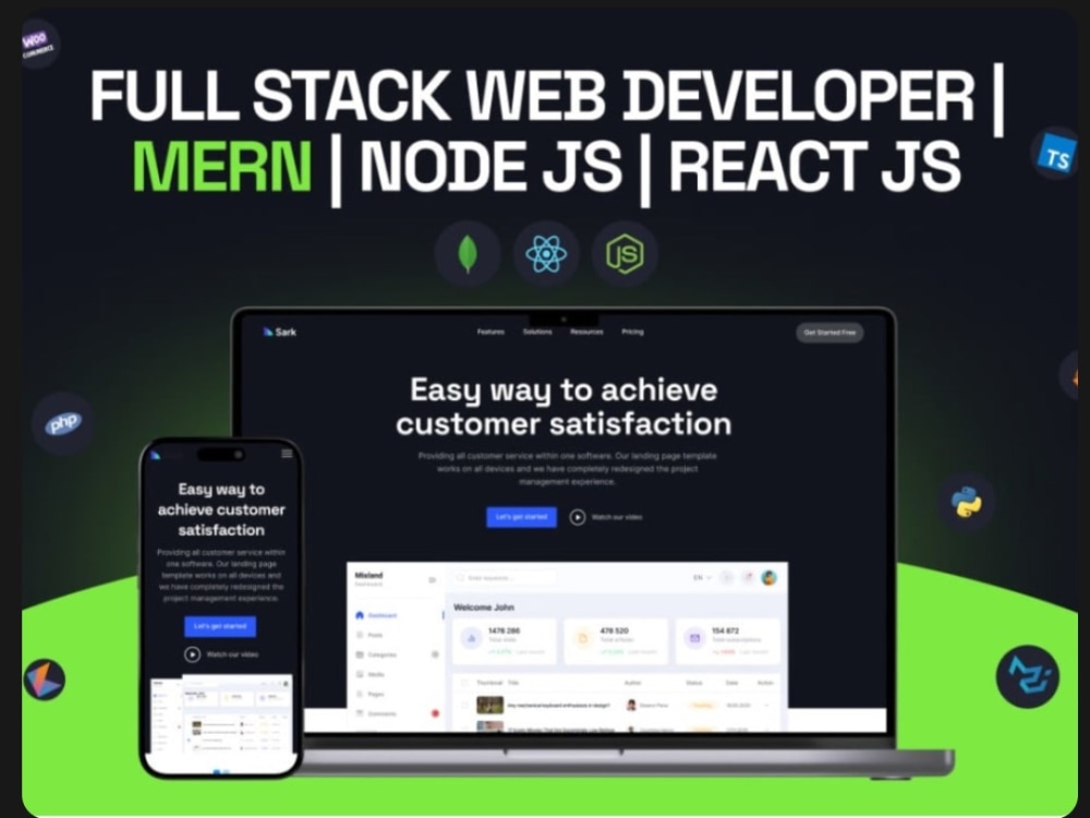 Full Stack Web Developer Mern Stack React.js Next.js Node.js and mongodb | Upwork
