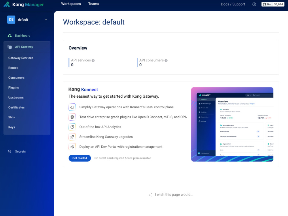 Kong Gateway Setup, Integration, and Advanced Customization for APIs | Upwork
