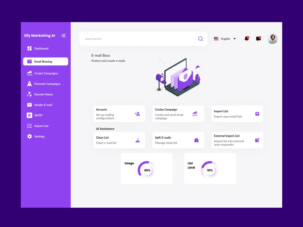 A modern, intuitive SaaS application UI/UX design | Upwork