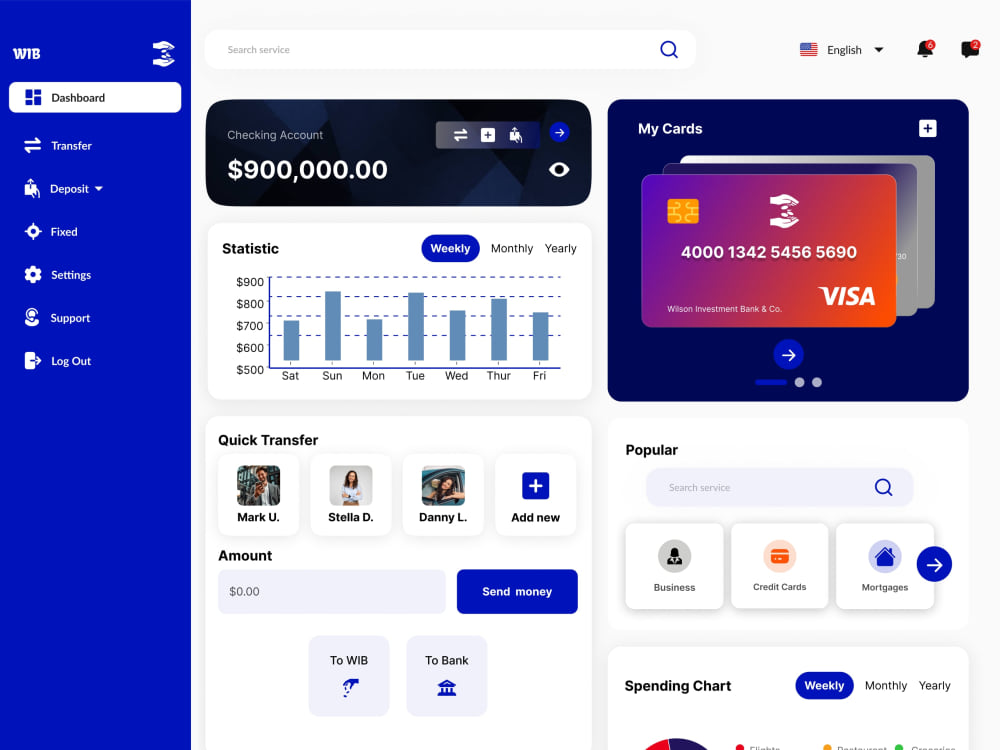A modern, intuitive SaaS application UI/UX design | Upwork