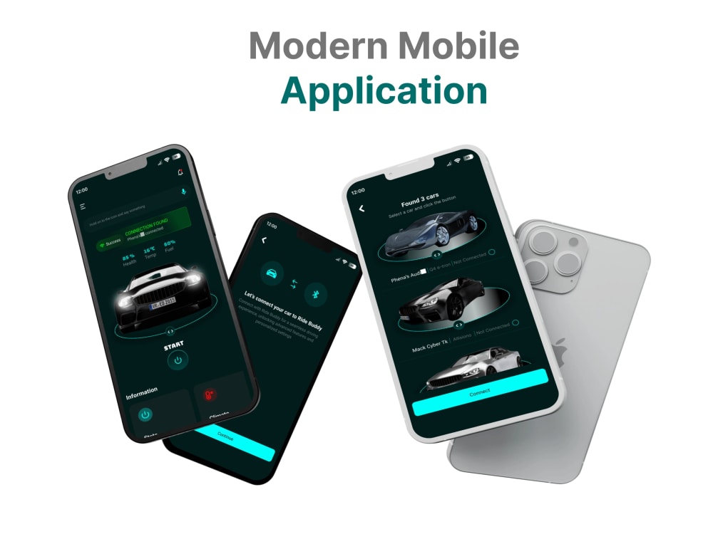 A sleek, user-friendly mobile app UI design for iOS or Android | Upwork