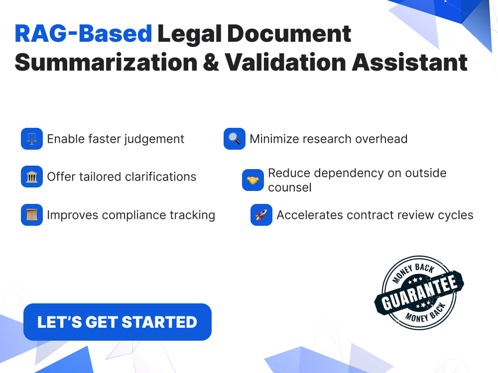 RAG-Based Legal Document Summarization & Validation Assistant | Upwork