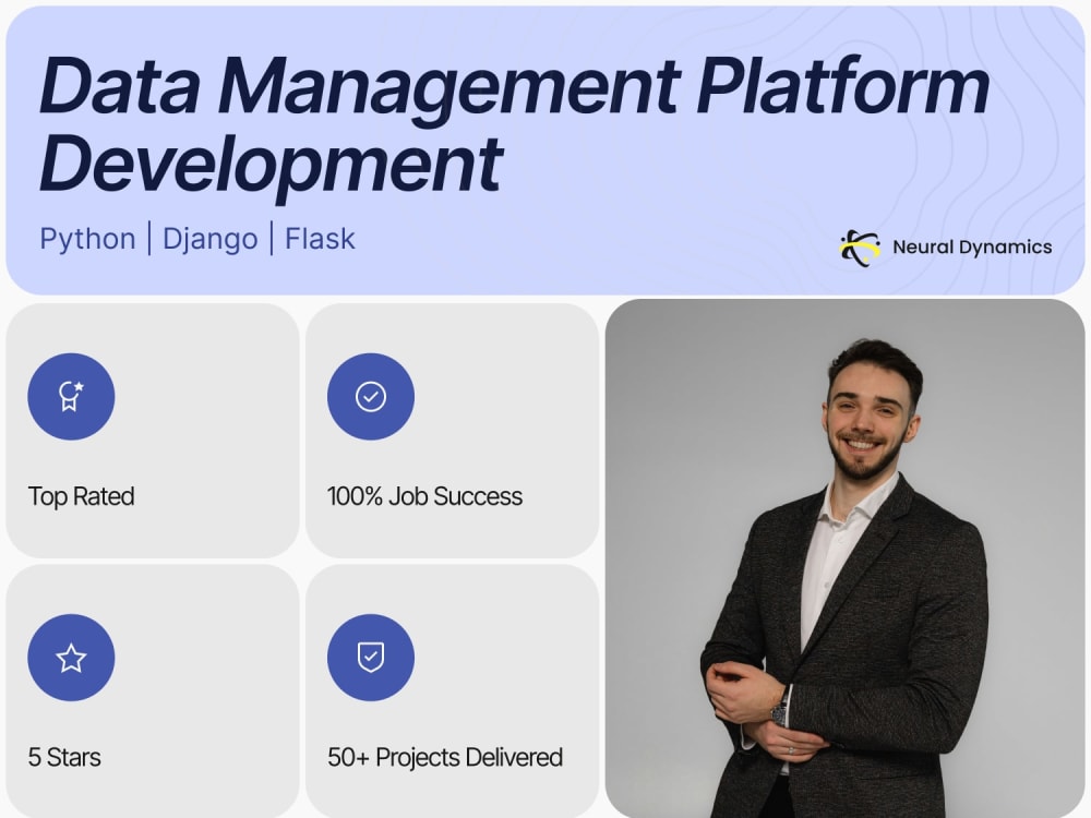 Data Management Platform Development : Python Django | Django REST | API | Upwork