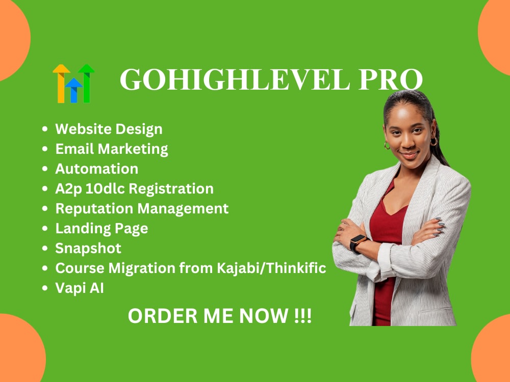 A professional gohighlevel virtual assistant,design gohighlevel website ...