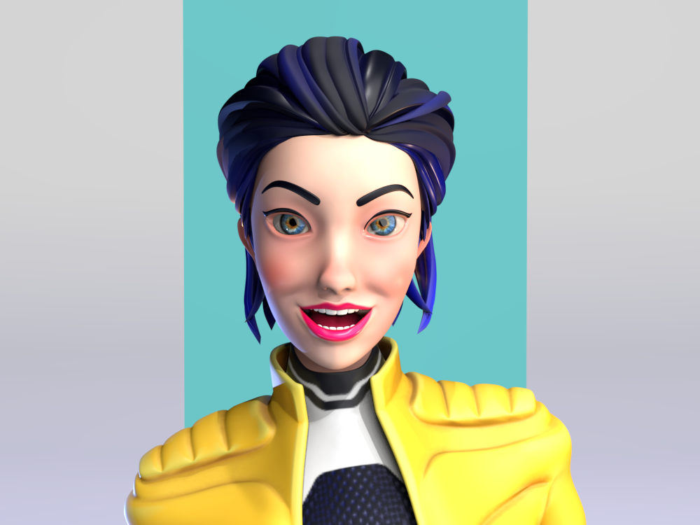 A Custom 3D Character Model for Games and Animation | Upwork