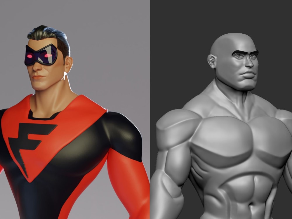 A Custom 3D Character Model for Games and Animation | Upwork