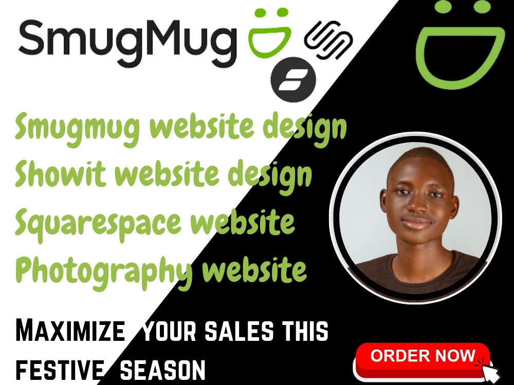Smugmug portfolio website, ecommerce integration, Showit and Squarespace | Upwork