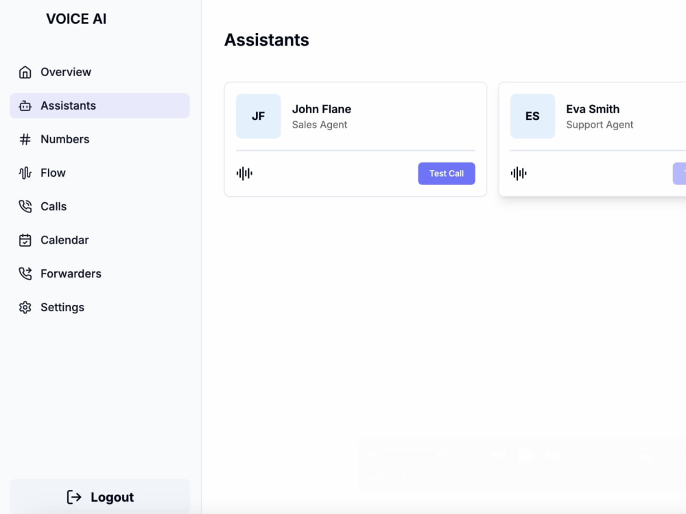 Voice assistant chatbot using Vapi, Elevenlabs, llama3.2, Deepgram | Upwork