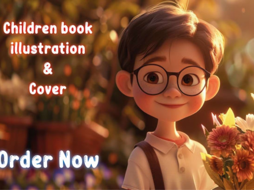 Illustrate children book illustration, children story, book ...