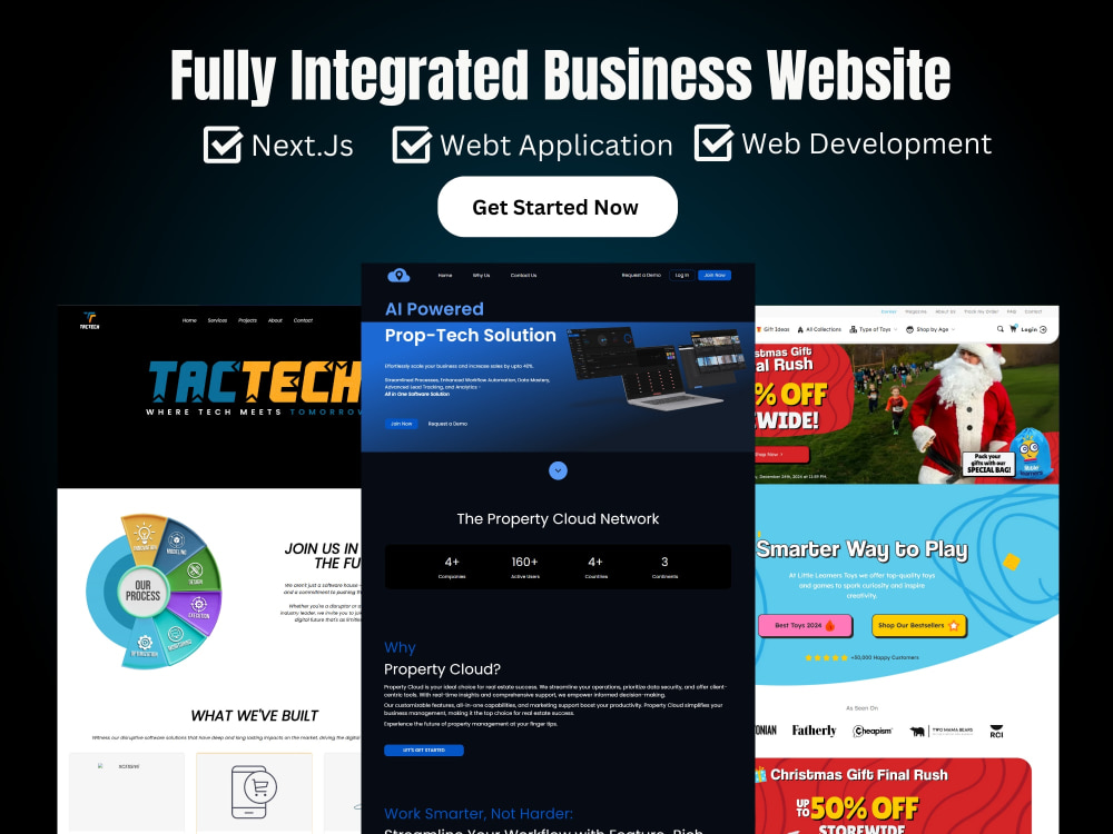 A Fully Integrated Business Website | Upwork
