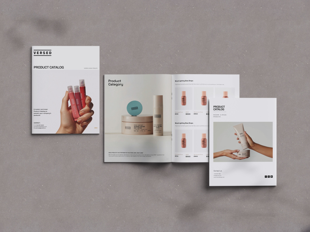 A modern and professional catalog design | Upwork