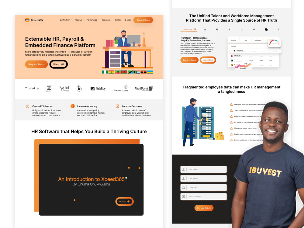 A high-converting & responsive landing page design for your SaaS product | Upwork