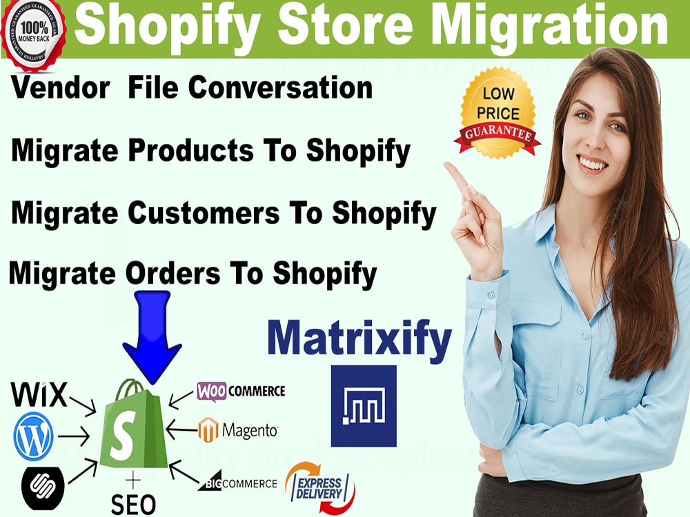 Orders uploaded to Shopify through Matrixify | Upwork