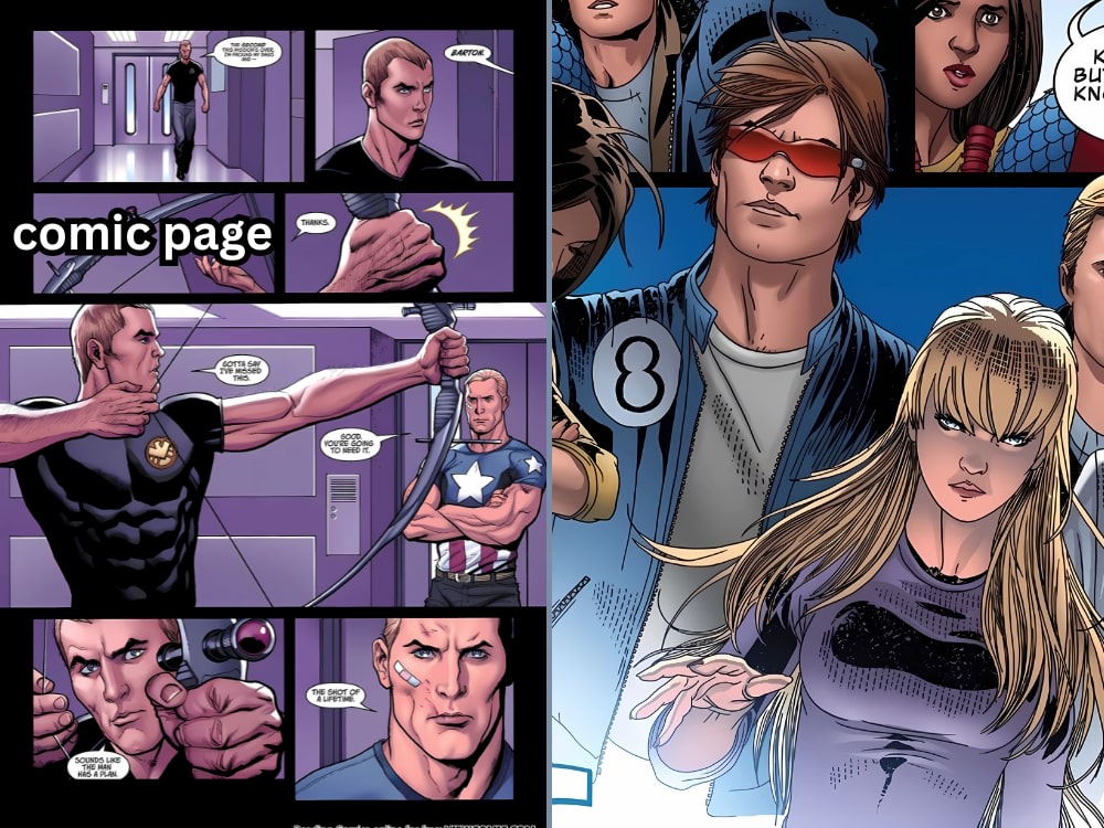A unique comic cover art || comic scence || comic book page || comics ...