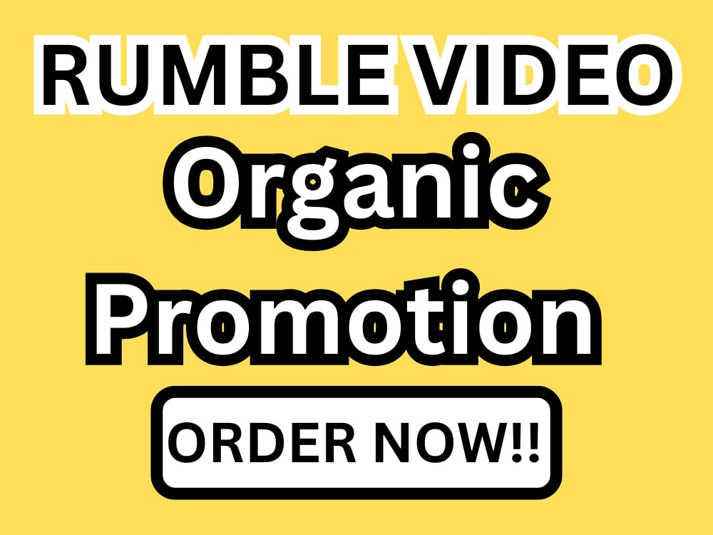 Rumble channel promotion, video views, rumble channel growth, video seo ...