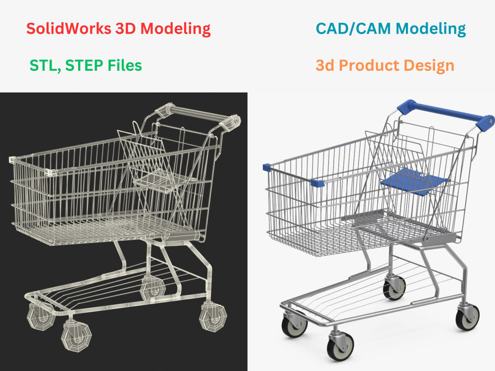 Product 3d modeling for 3d printing solidworks stl file | Upwork