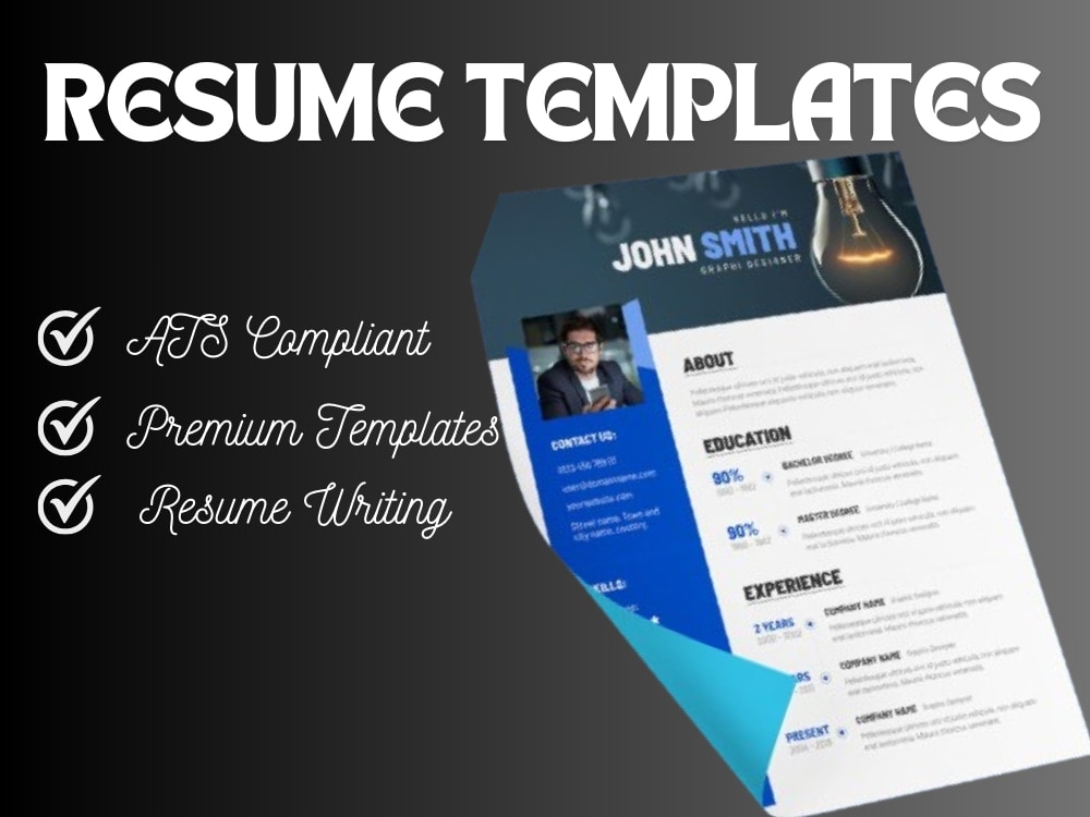 ATS Compliant Premium Resume and CV Templates Bundle | Upwork