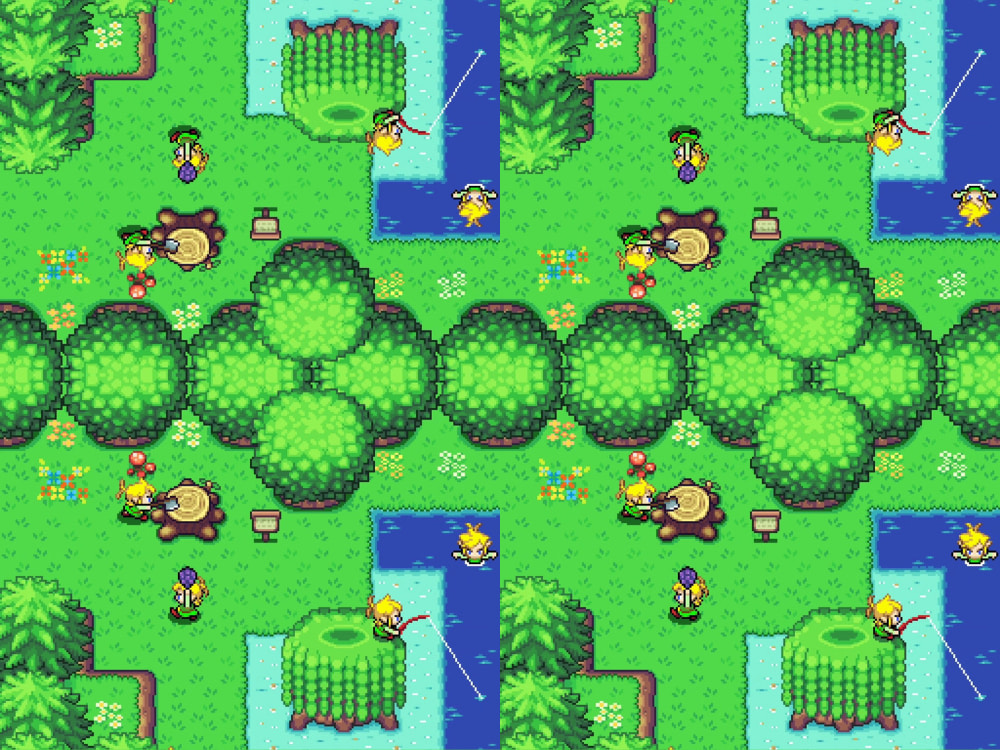 Pixel top down landscape tileset rpg game character environment scenery ...