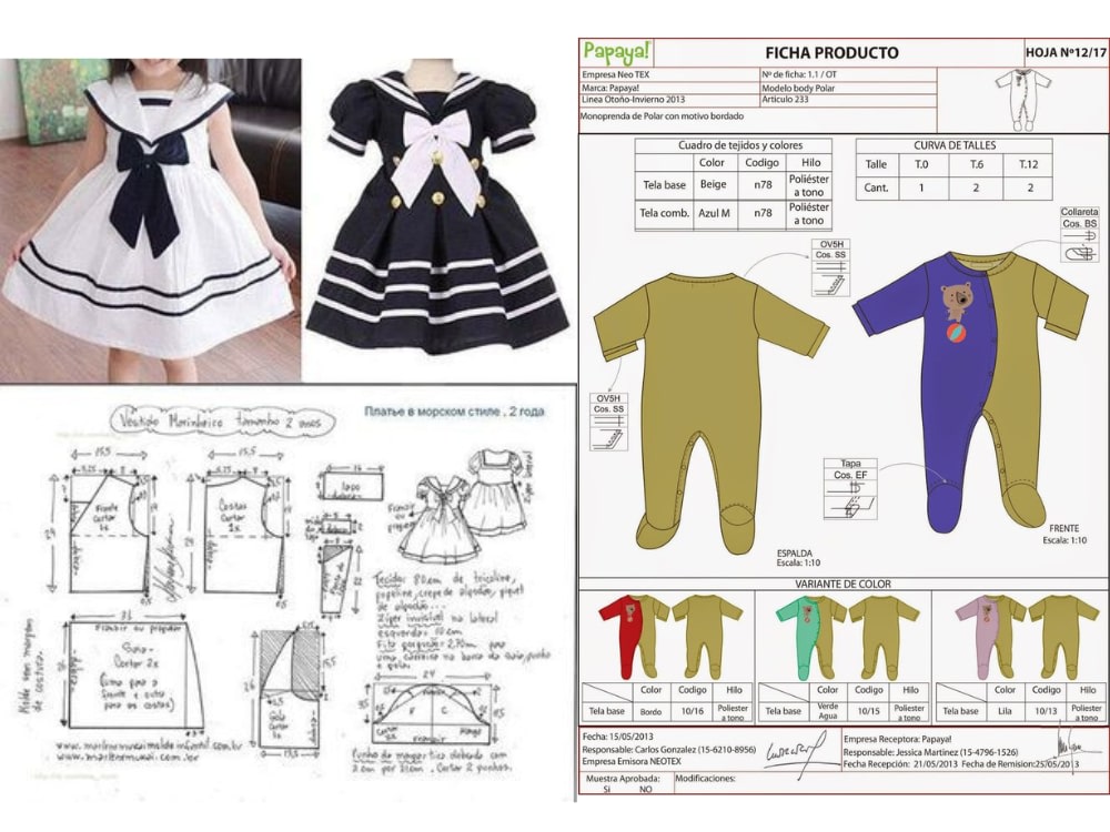 Design baby wear tech pack, Children tech pack, kids wear tech pack ...