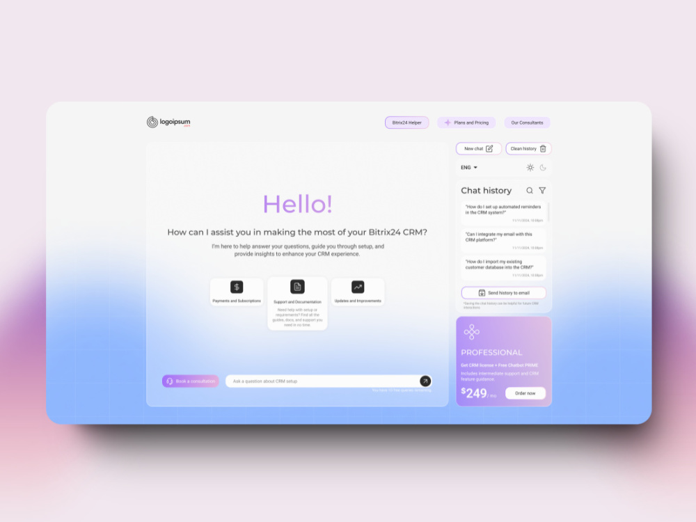 A modern, conversion-focused landing page design | Upwork
