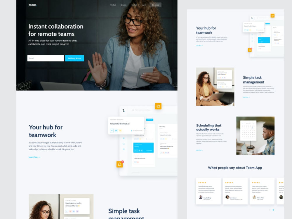 Complete Website Design: From Wireframe to Interactive Prototype | Upwork