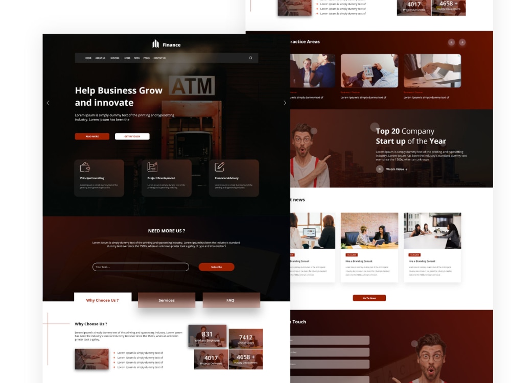 Responsive Landing Page Design | Website UI UX Design | Wireframes | Figma | Upwork