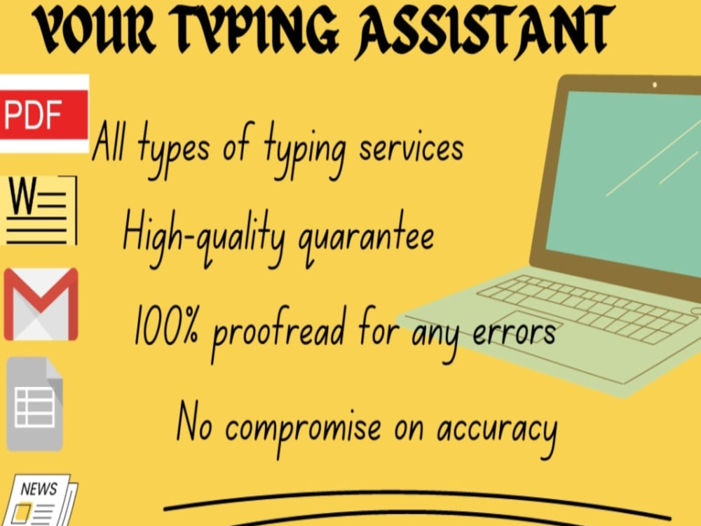 "Professional Typing Services with Custom Formatting" | Upwork