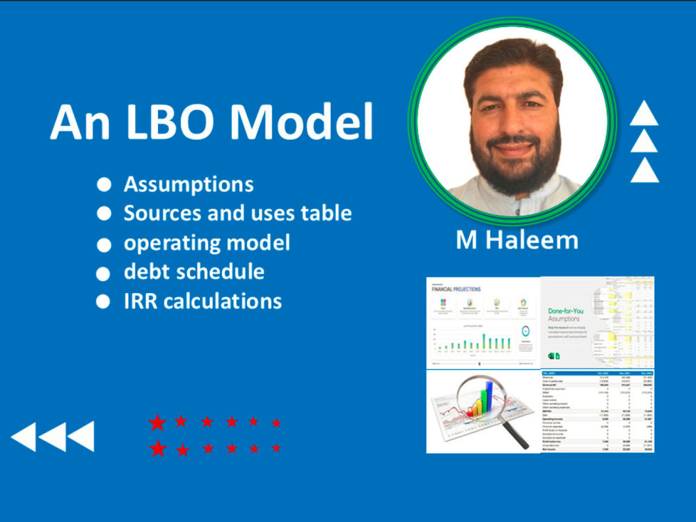 An LBO model with Detailed Video Instructions. | Upwork