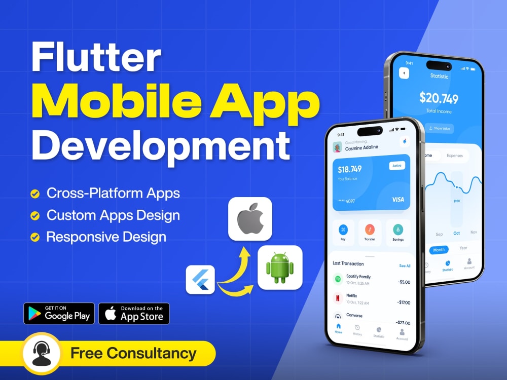Flutter Android Ios Web Apps Using Firebase Rest Apis Upwork