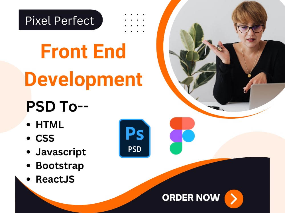 Responsive HTML using bootstrap / Tailwind css from PSD, figma, XD | Upwork