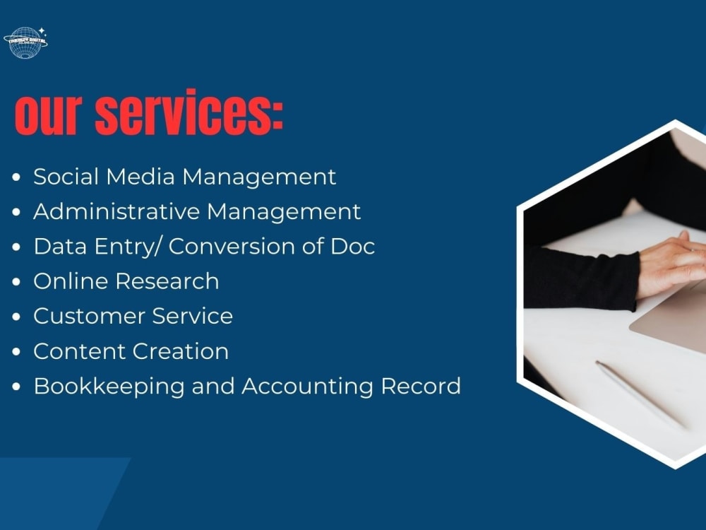 An amazing deliverable customer service, administrative role/ data ...