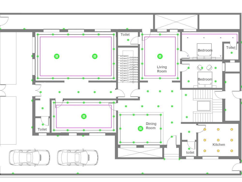 Electrical layout drawing / blueprint in AutoCAD | Upwork