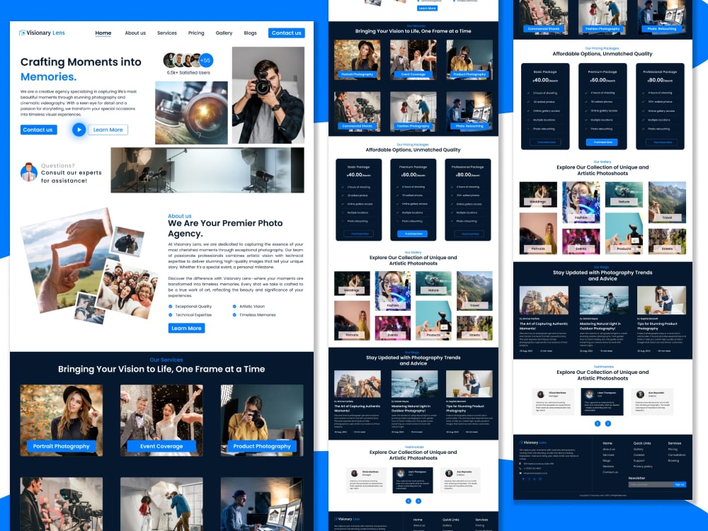 Figma Homepage, webpage design, Homepage design and Figma Template | Upwork