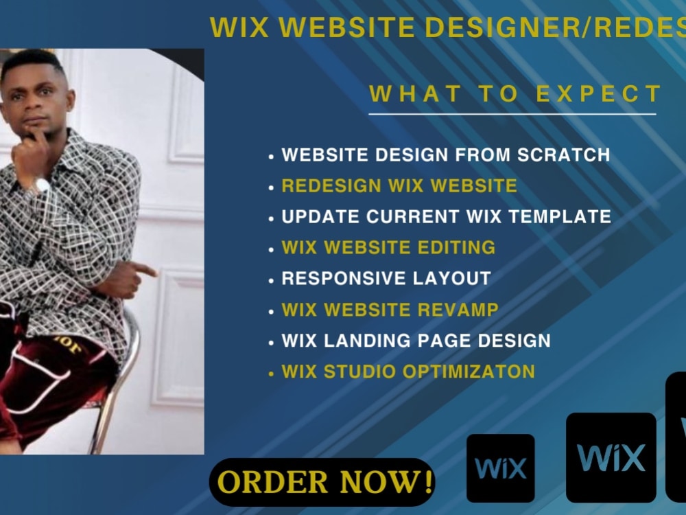 A Wix Web Design, Website Design, Wix Designer, Wix Expert,Wix studio | Upwork